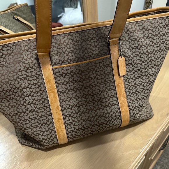 Coach | Bags | Authentic Signature Large Coach Travel Bag Great For The ...